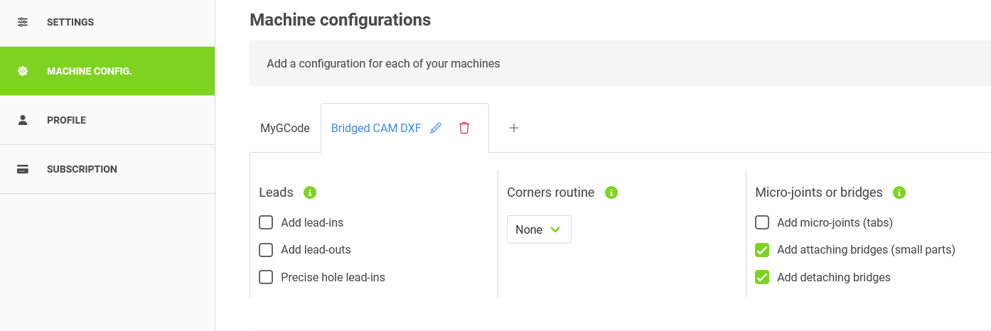 Bridges & micro-joints in metal cutting - Nest & Cut