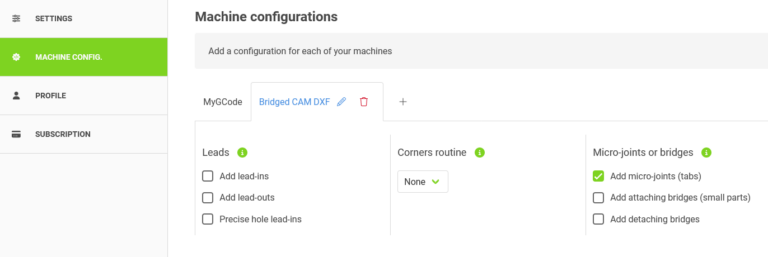 Bridges & micro-joints in metal cutting - Nest & Cut