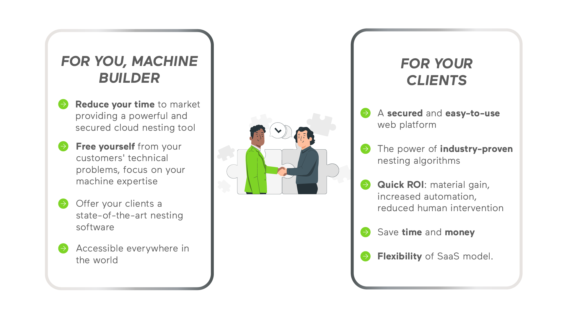 Machine builders - Nest & Cut