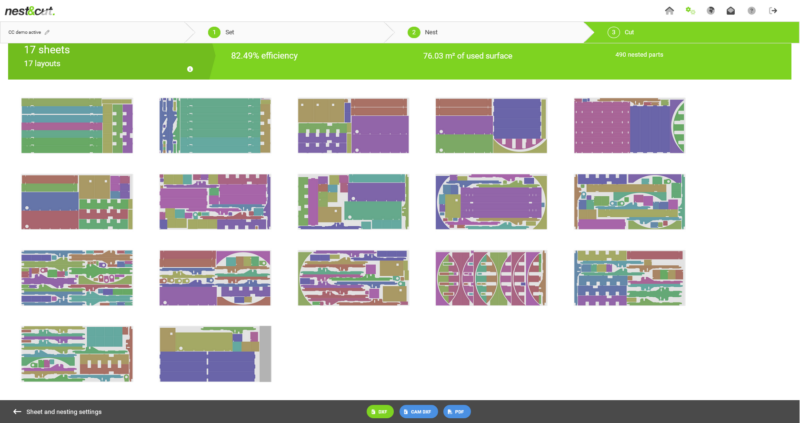 Maximize efficiency with common cut in Nest&Cut - Nest & Cut