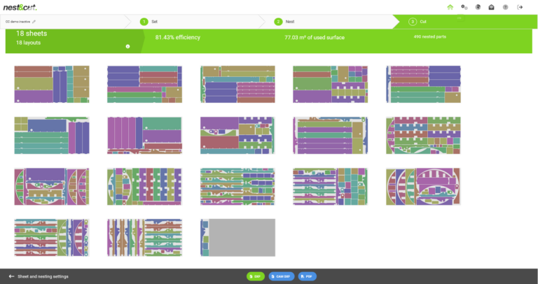 Maximize efficiency with common cut in Nest&Cut - Nest & Cut